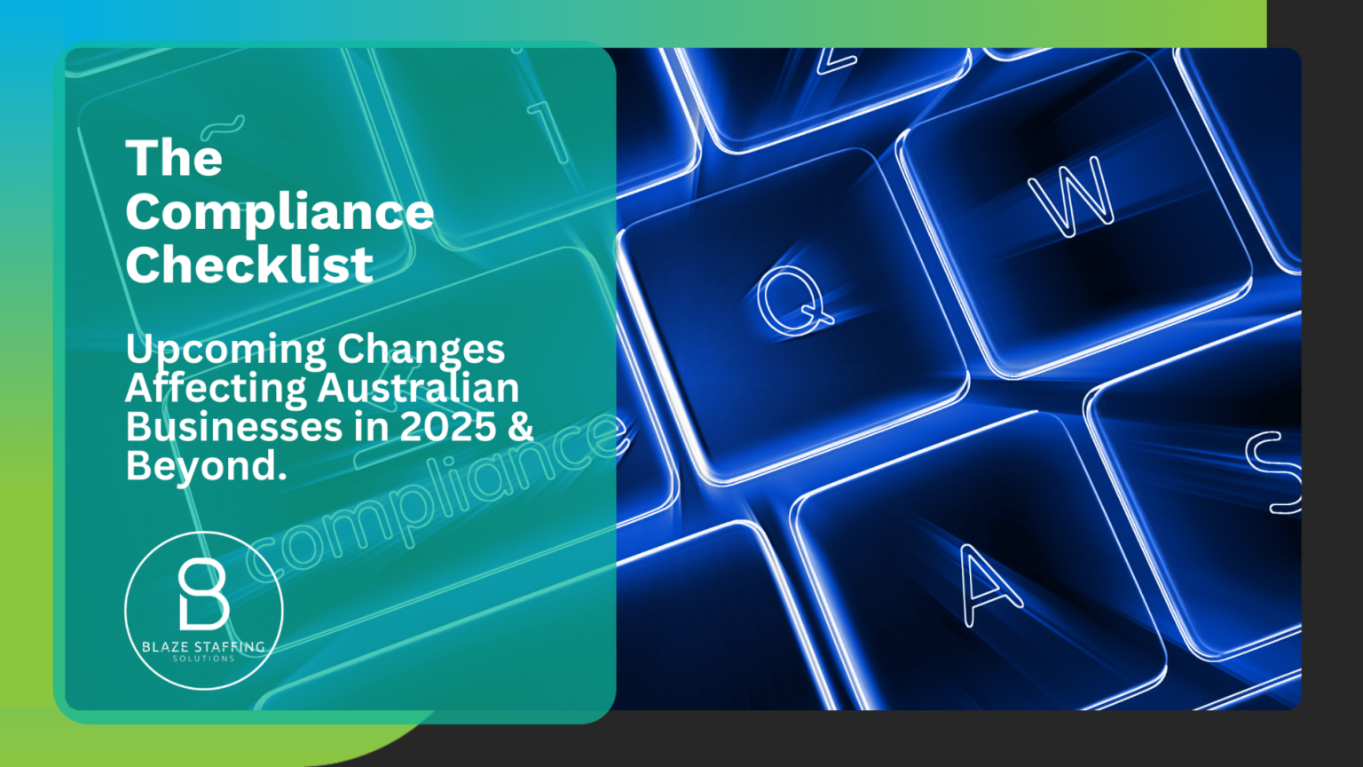 The Compliance Checklist - Upcoming Changes Affecting Small Business ...