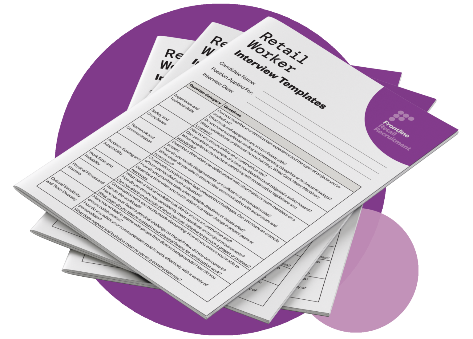 Download your free Retail Manager Interview Template